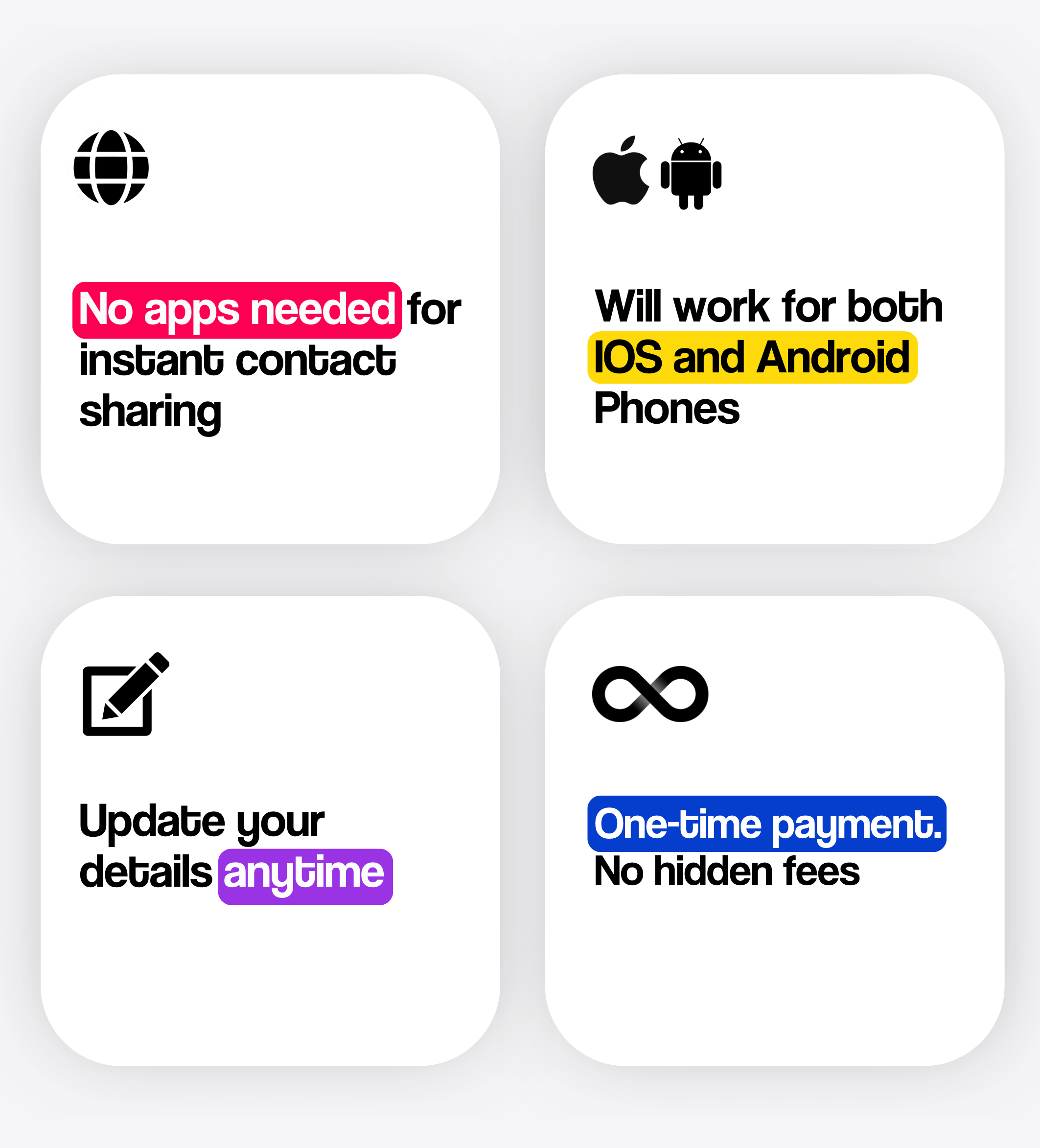 Fully Customizable Tap&Save Card – Tap and Save